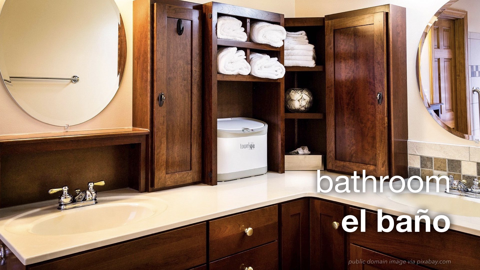 Spanish Vocabulary: Bathroom : The LEAF Project