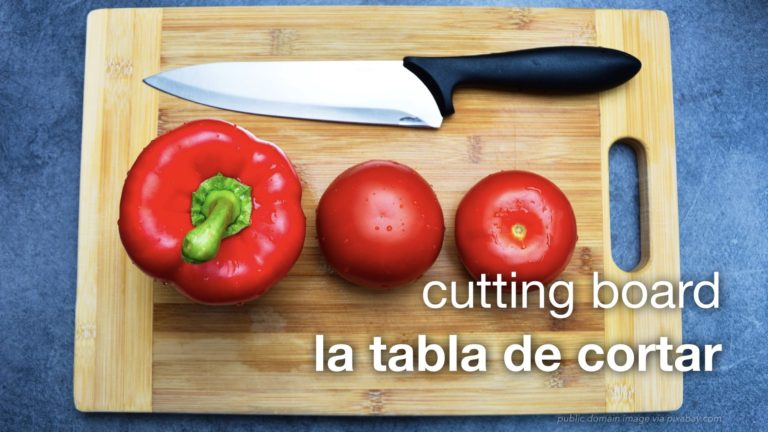 Spanish Vocabulary: Culinary – Common Tools : The LEAF Project