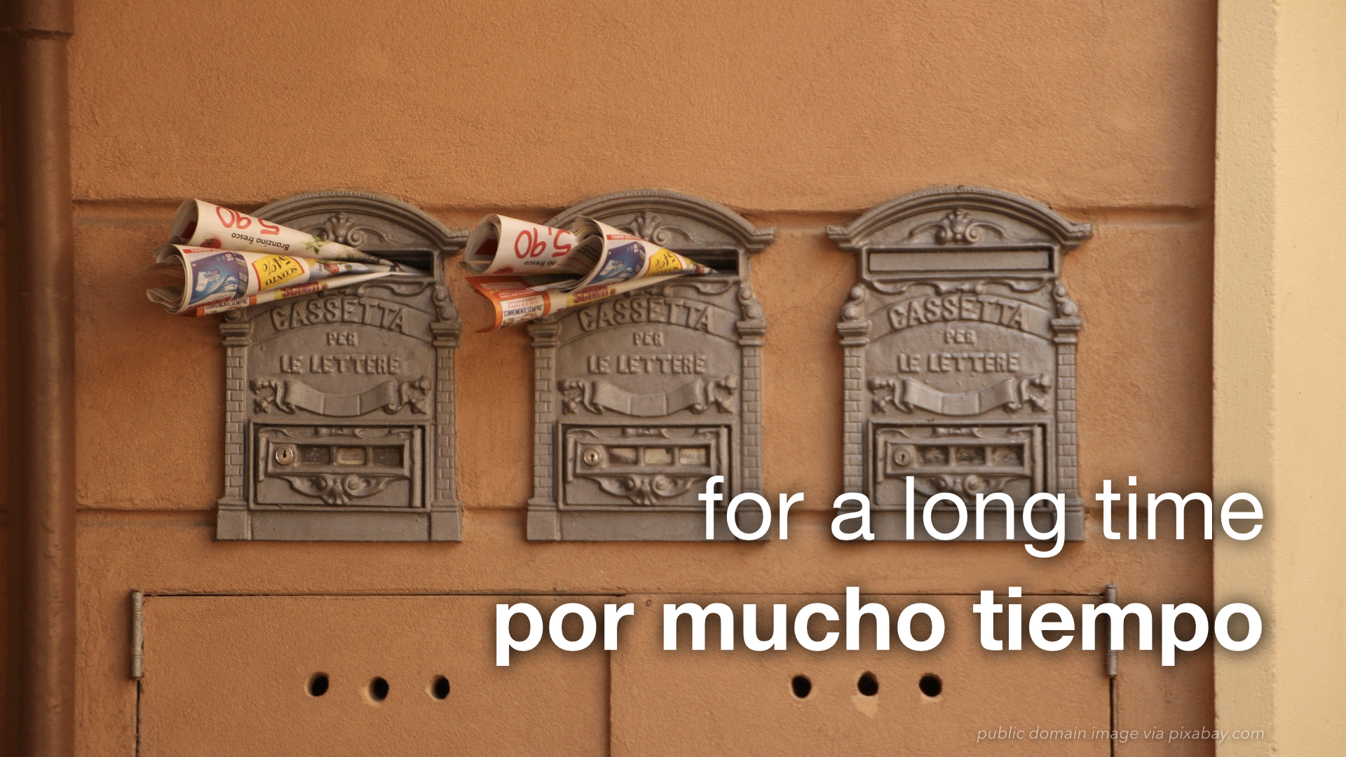 Spanish Vocabulary: Expressions of Time – Past : The LEAF Project