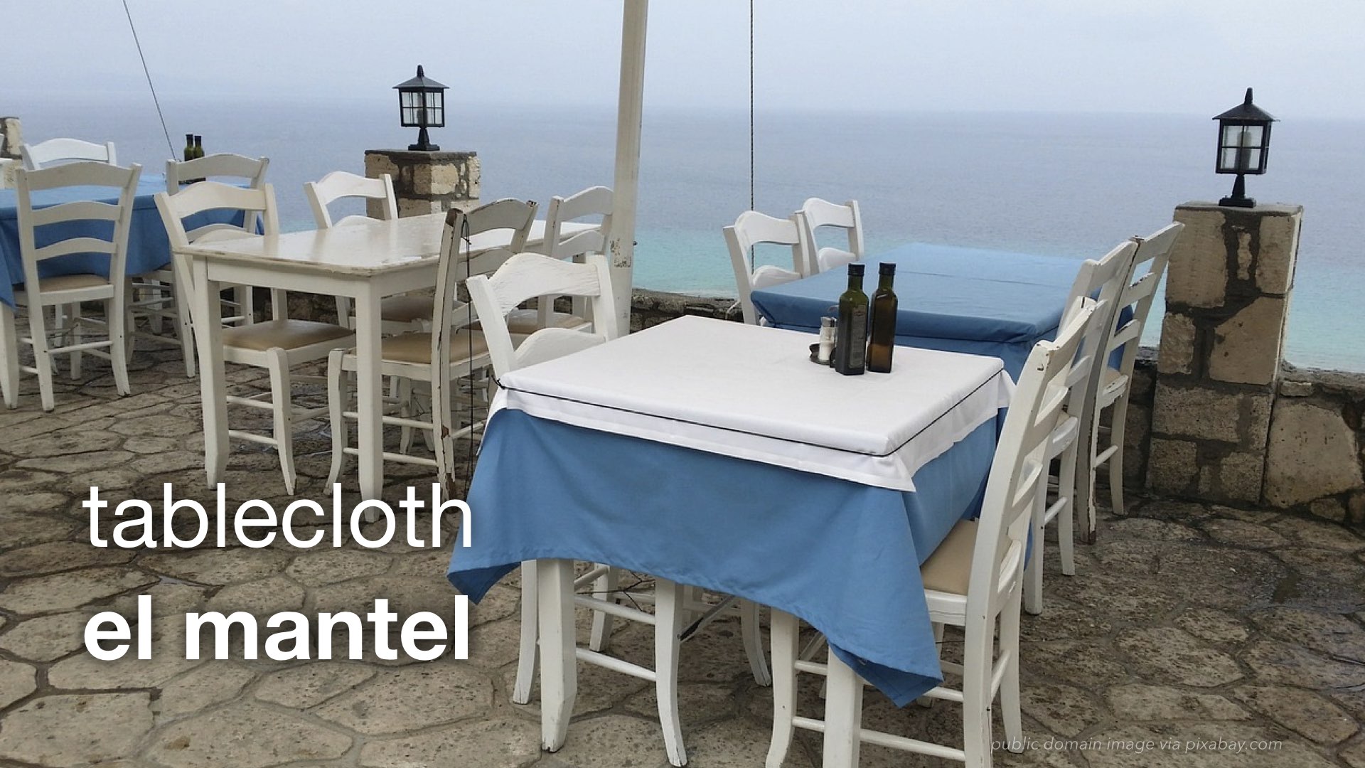 Spanish Vocabulary: Dining Room : The LEAF Project