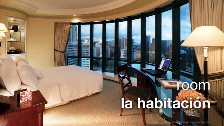 Spanish Vocabulary: Hospitality – Hotel and Resort Facilities : The ...