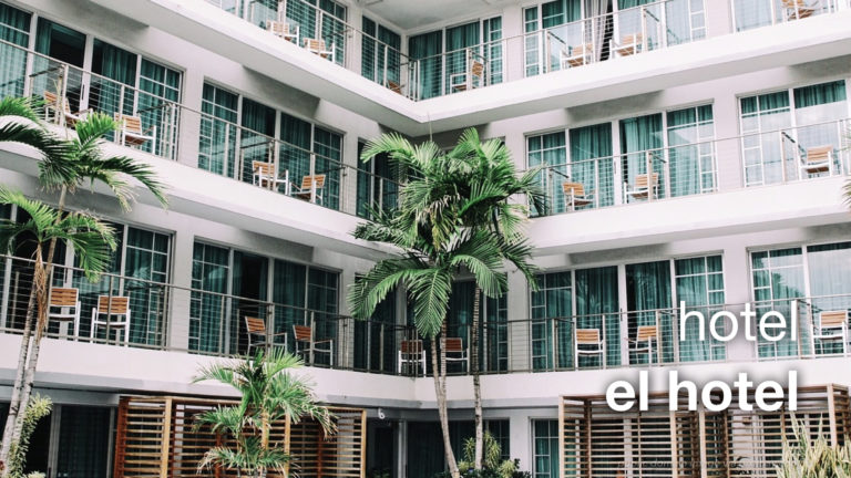 Spanish Vocabulary: Hospitality – Hotel and Resort Facilities : The ...