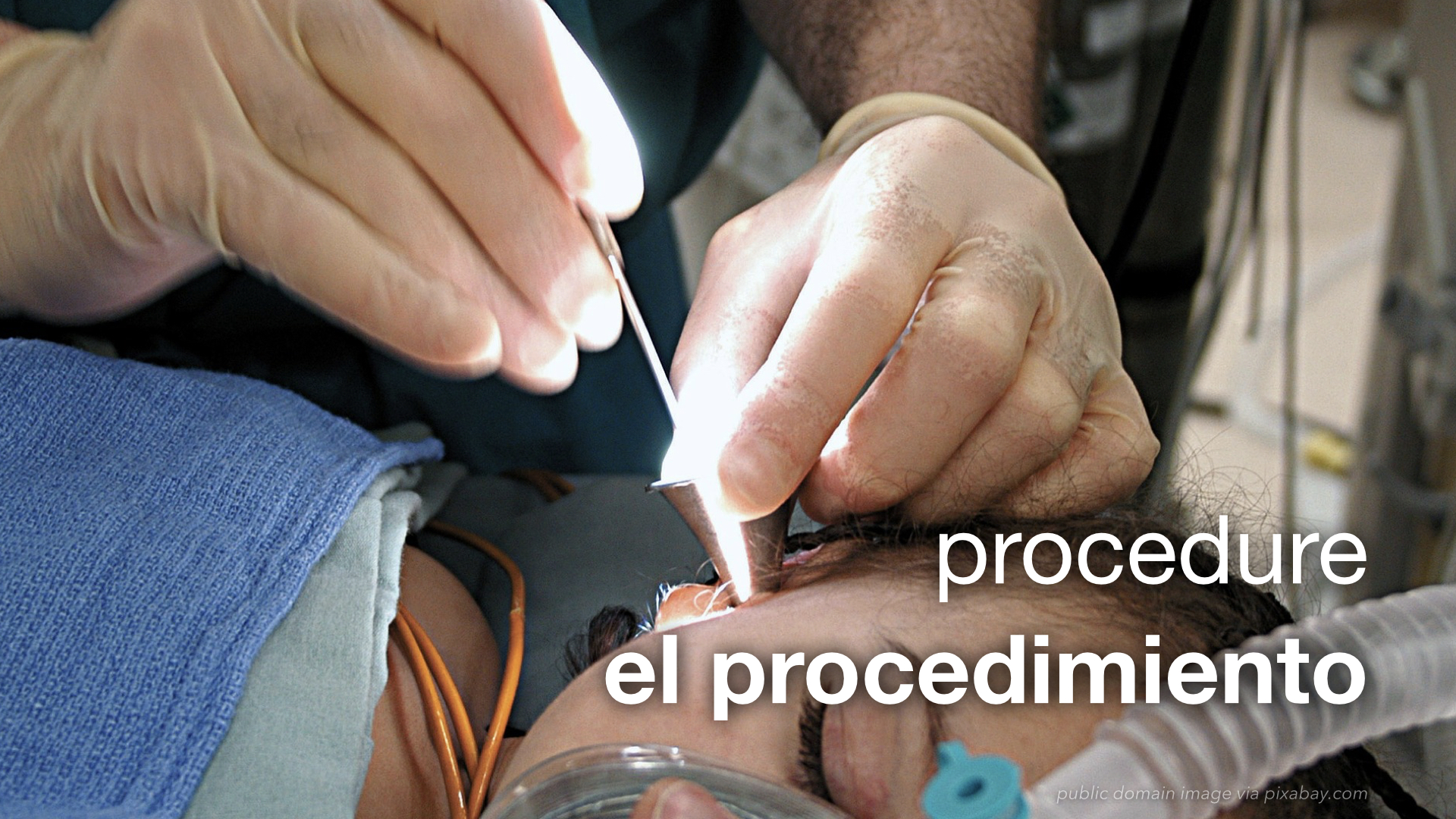 Spanish Vocabulary: Medical – Treatment Options : The LEAF Project