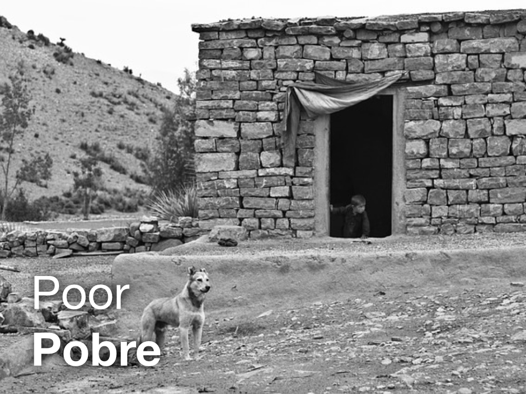 LEAF Spanish Photo Flashcards – Poor / Pobre : The LEAF Project