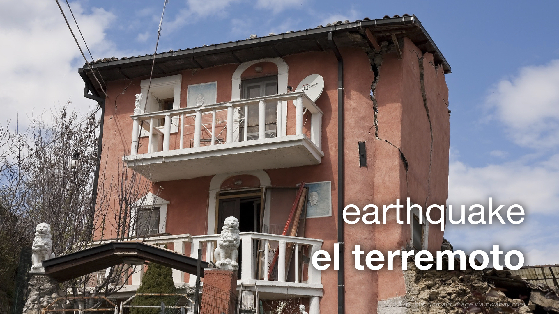 Spanish Vocabulary: Natural Disasters : The LEAF Project