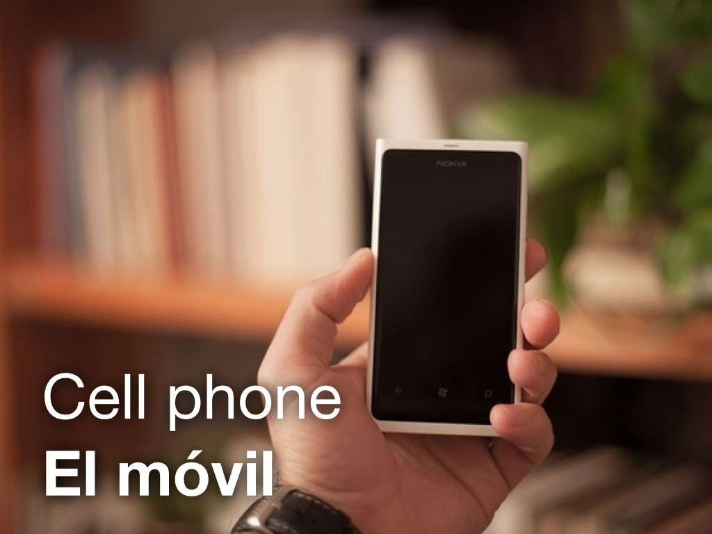 LEAF Spanish Photo Flashcards – Cell Phone / Móvil : The LEAF Project