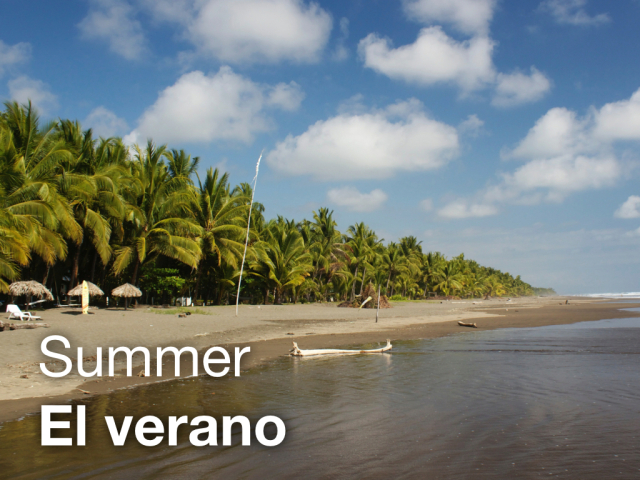 LEAF Spanish Photo Flashcards – Summer / Verano : The LEAF Project
