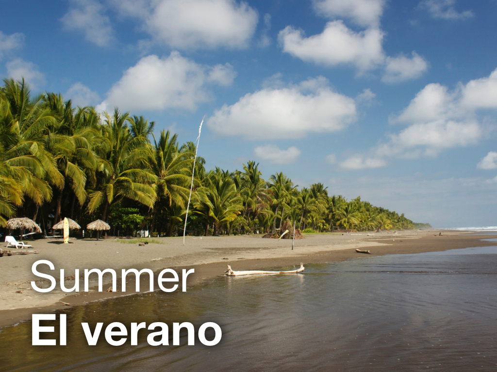 LEAF Spanish Photo Flashcards – Summer / Verano : The LEAF Project